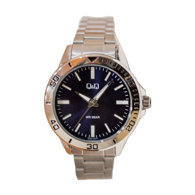 Reloj Q&Q Hombre Analógico Plateado Q28B-003PY | Bodega Aurrera en línea