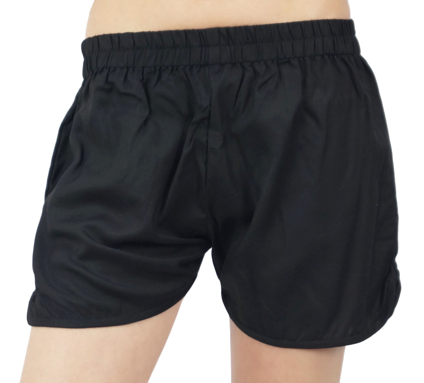 Bimba Womens Drawstring Solid Black Pj Set Buttondown Shirt Shorts ...