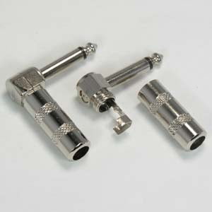 Cable Central LLC (20 Pack) 1/4 inch Mono Right Angle Plug - Walmart.com