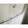 Delta 42205-SS 1x5 ft Shower Rod with Brackets 6 inch Bow, Brushed ...