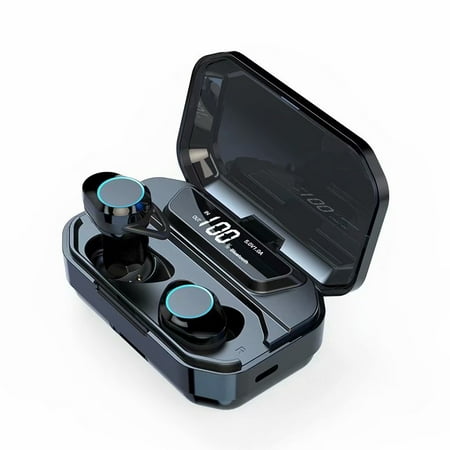 TWS Mini Wireless Bluetooth 5.0 Earphone Noise Canceling Stereo Touch ...