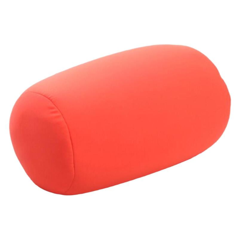 Round Cervical Roll Cylinder Bolster Pillow, Soft Sleeping Headrest ...