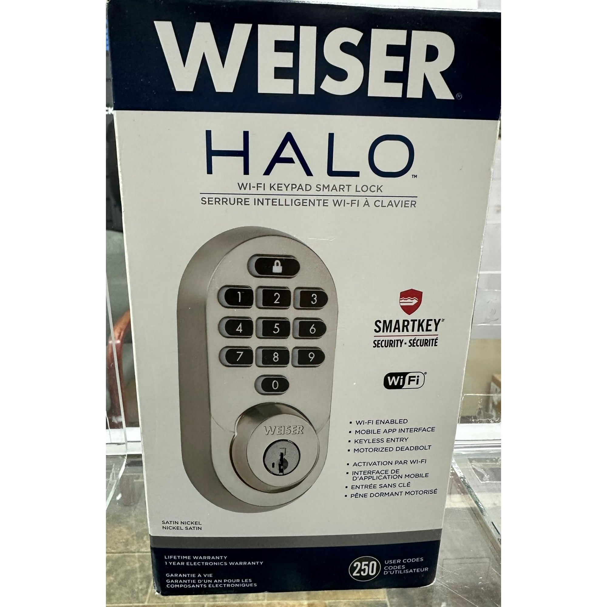 Click here for Weiser Halo Touchpad Wi-Fi Smart Lock Keyless Entr... prices
