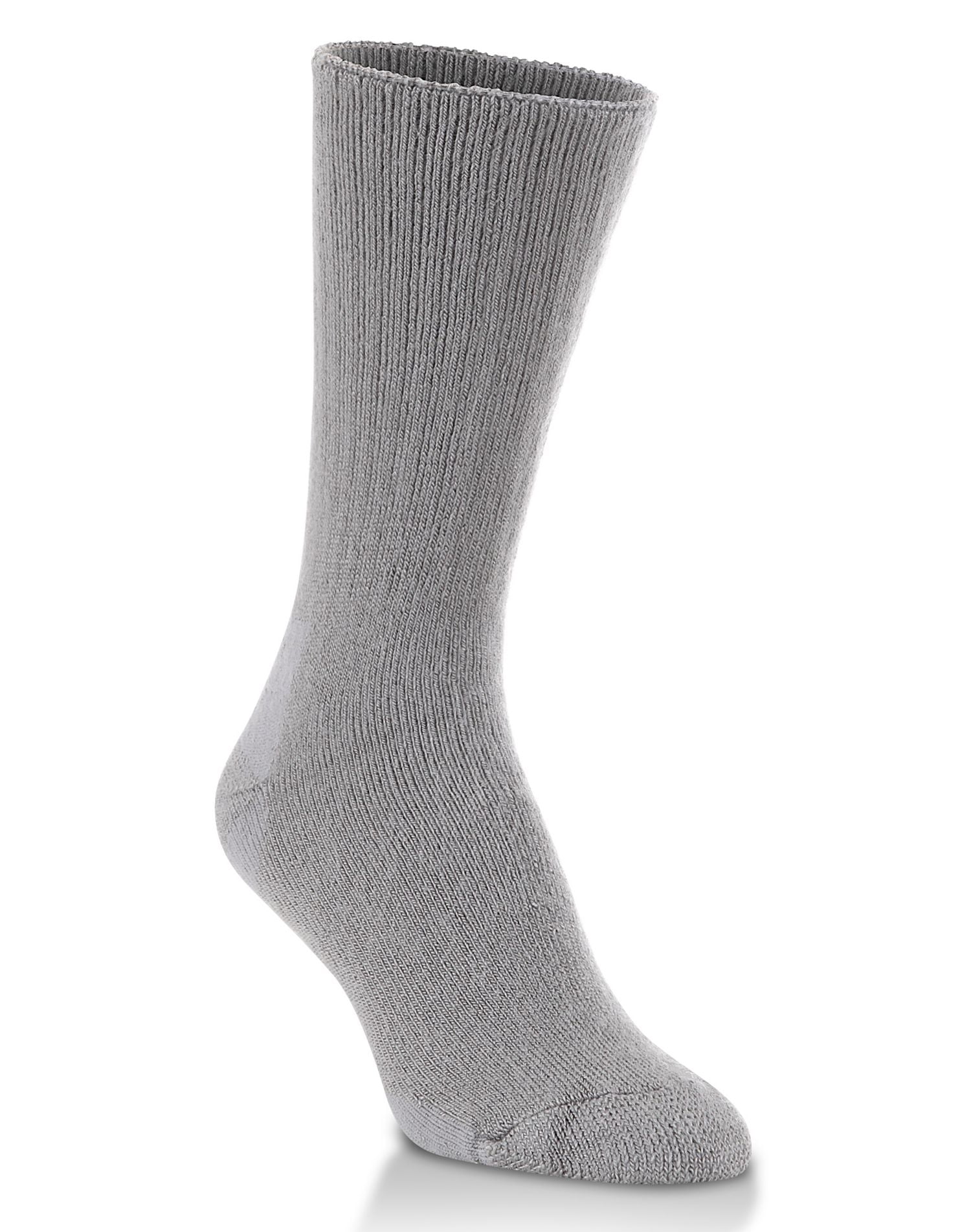 World's Softest Classic Crew Sock,Grey,Women's 5.5-8.5/Men's 5-8 ...