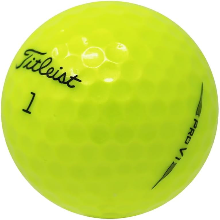 Pre-Owned Titleist Pro V1 Yellow Golf Balls 2019, Mint / AAAAA ...