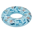 Bluescape Unisex Blue Shark Inflatable Swim Tube Pool Float for Kids ...