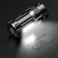 Agiufgs Flashlight 9 LED High, 6 Modes with Magnetic Base and Pen Clip ...