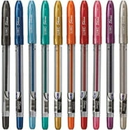 Metallic & Glitter Gel Pen Set - 12pc - Walmart.com