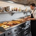 NSF 36" Commercial Countertop Gas Griddle – High-Capacity Cooking with ...