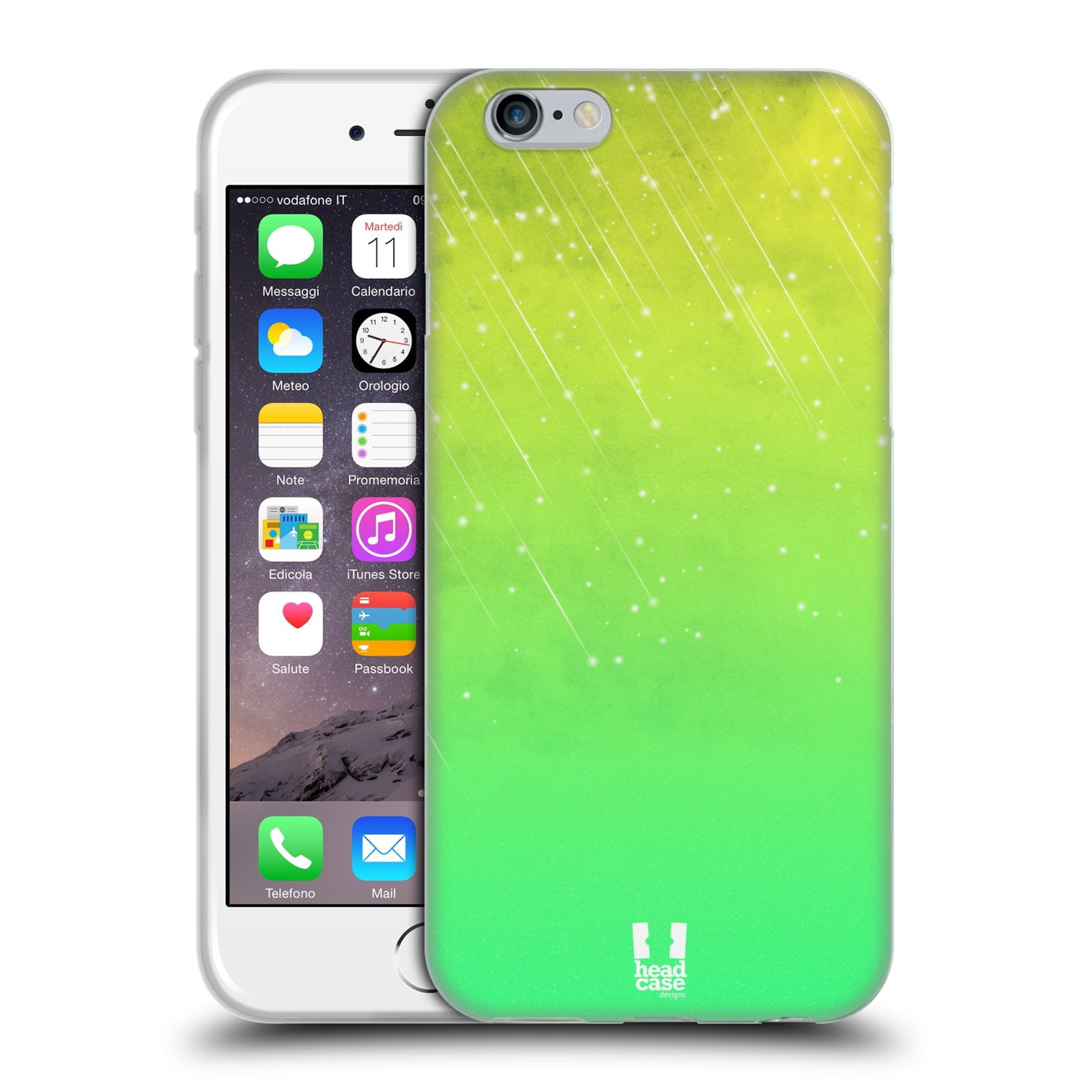 Iphone 5c Yellow With Green Case