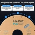 Comgrow PLA 3D Printer Filament, 3D Printer PLA Filament 1.75mm ...