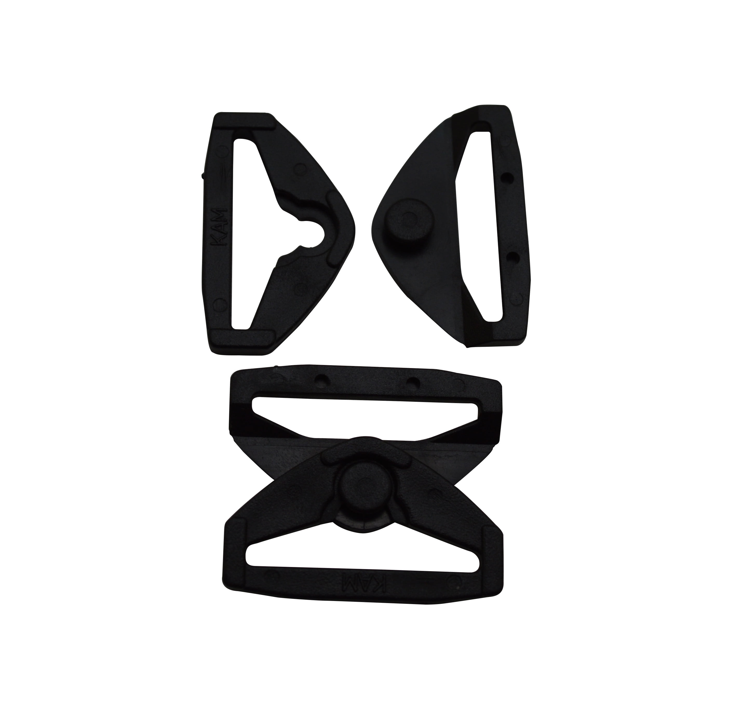 Fenggtonqii 1" Inner Width Black Plastic Triangle Connector Buckles ...