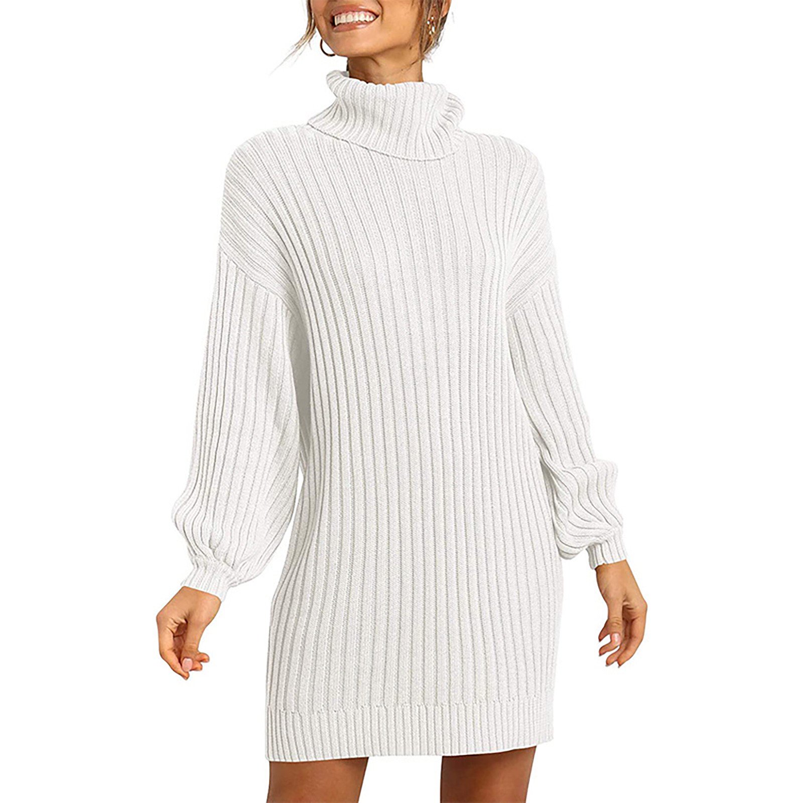 Click here for Egnmcr Sweaters For Women Fashion Women Solid Long... prices
