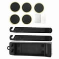 Bicycle Tire Repair Kit Set - Puncture Repair Tool with Tire Lever ...