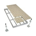 Playstar 4'x10' Aluminum Dock with Resin Top, KT 15051 Dock Kit ...