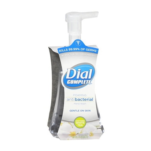Dial Complete Foaming Antibacterial Hand Wash, White Tea - 7.5 Oz, 2 ...
