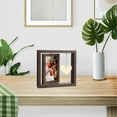 Nerooy Vintage Home Decor Rotating Photo Frame Rustic Wood Picture ...