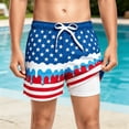Boys Athletic Swimwear Independence Day Trunks Ice Print Patriotic ...