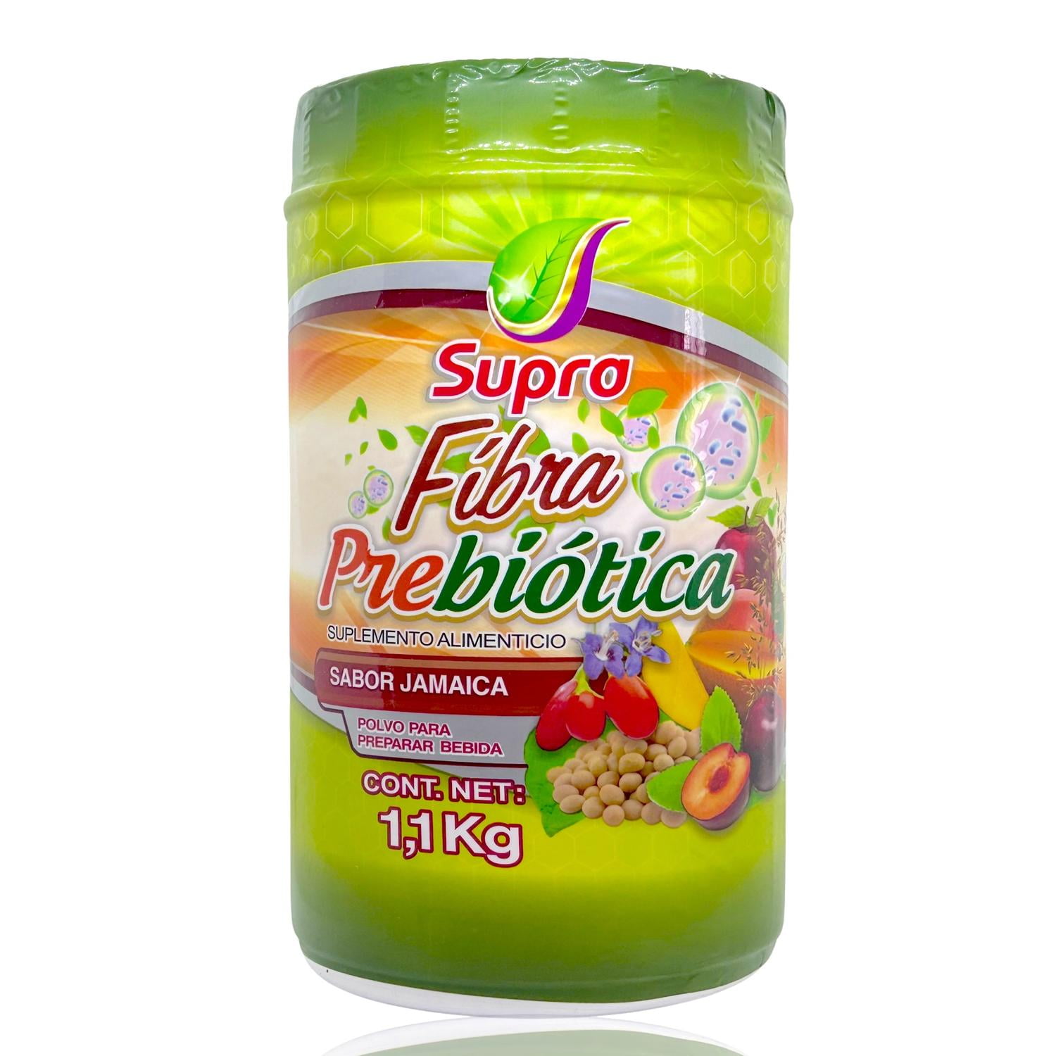 Fibra Prebiótica Sabor Jamaica 1.1 kg Supra. | Walmart en línea