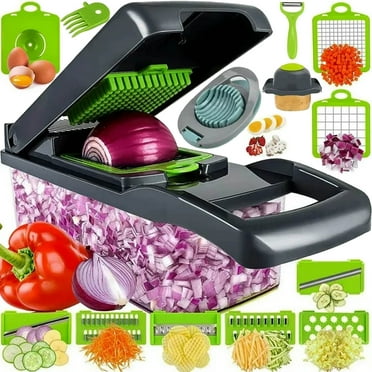 Vegetable Slicer Cutter Mandoline Grater Chopper Slicer, 5 ...