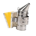 2X Stainless Steel Bee House Smoker Hive Equipment Beekeeper Tools and ...