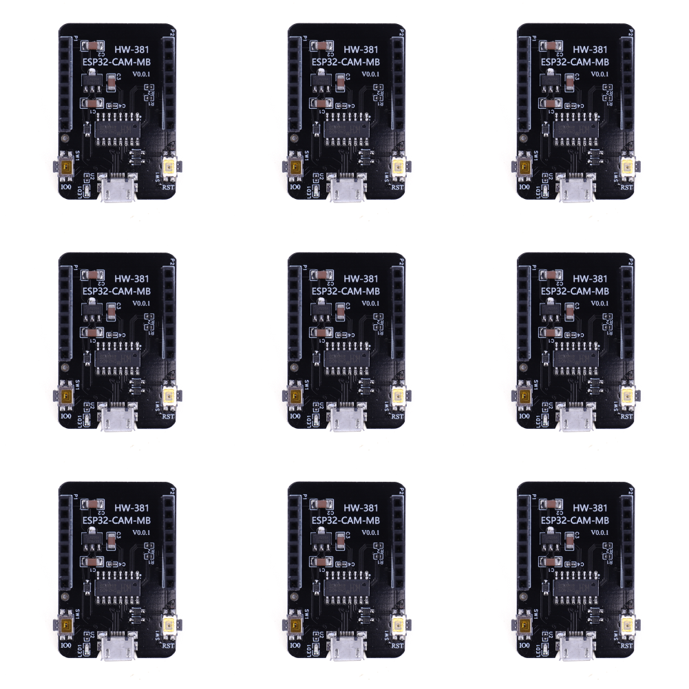 【HW-381】Placa desarrollo CAM ESP32 con módulo OV2640 + módulo Bluetooth/placa descarga única CAM ...