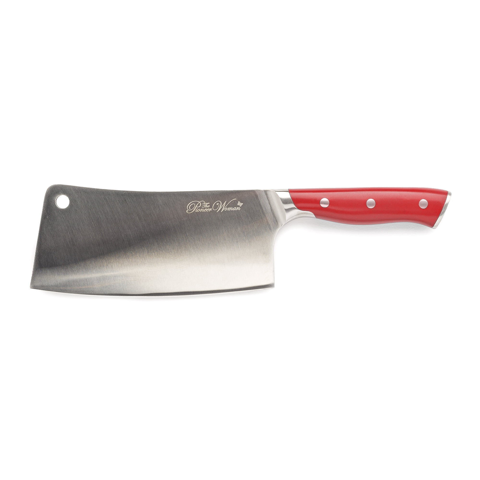The Pioneer Woman Pioneer Signature 7-Inches Stainless Steel Cleaver ...