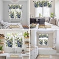 Blueberries Kitchen Curtains, Kitchen Curtains and Valances Set of 3 ...