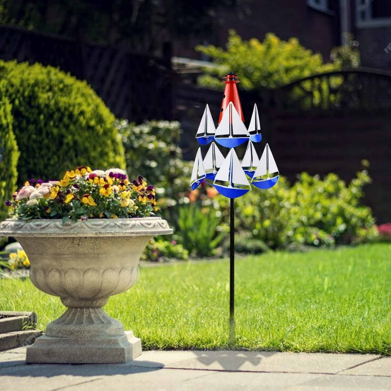 Kinetic Metal Wind Sculptures Large Outdoor Metal Garden Wind
