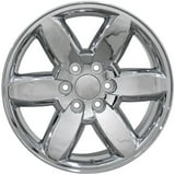 20x8.5 Wheels and Tires fit GMC Chevy Trucks & SUVs - Yukon Style Chrome Rims w/Bridgestone ...