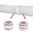 2X Mobile Air Conditioner Exhaust Pipe Connector 13/15CM Universal Pipe ...