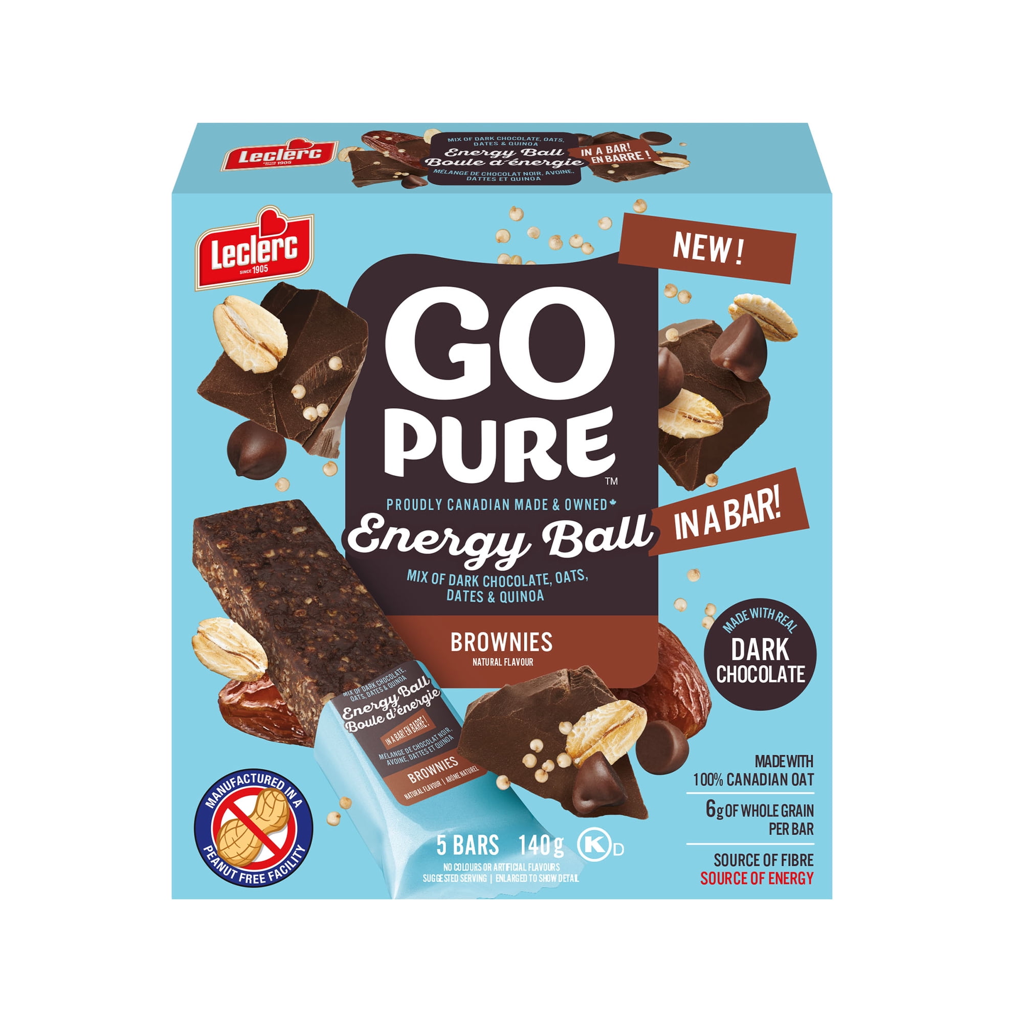 Click here for Go Pure Enery Ball In A Bar - Brownies 140g prices