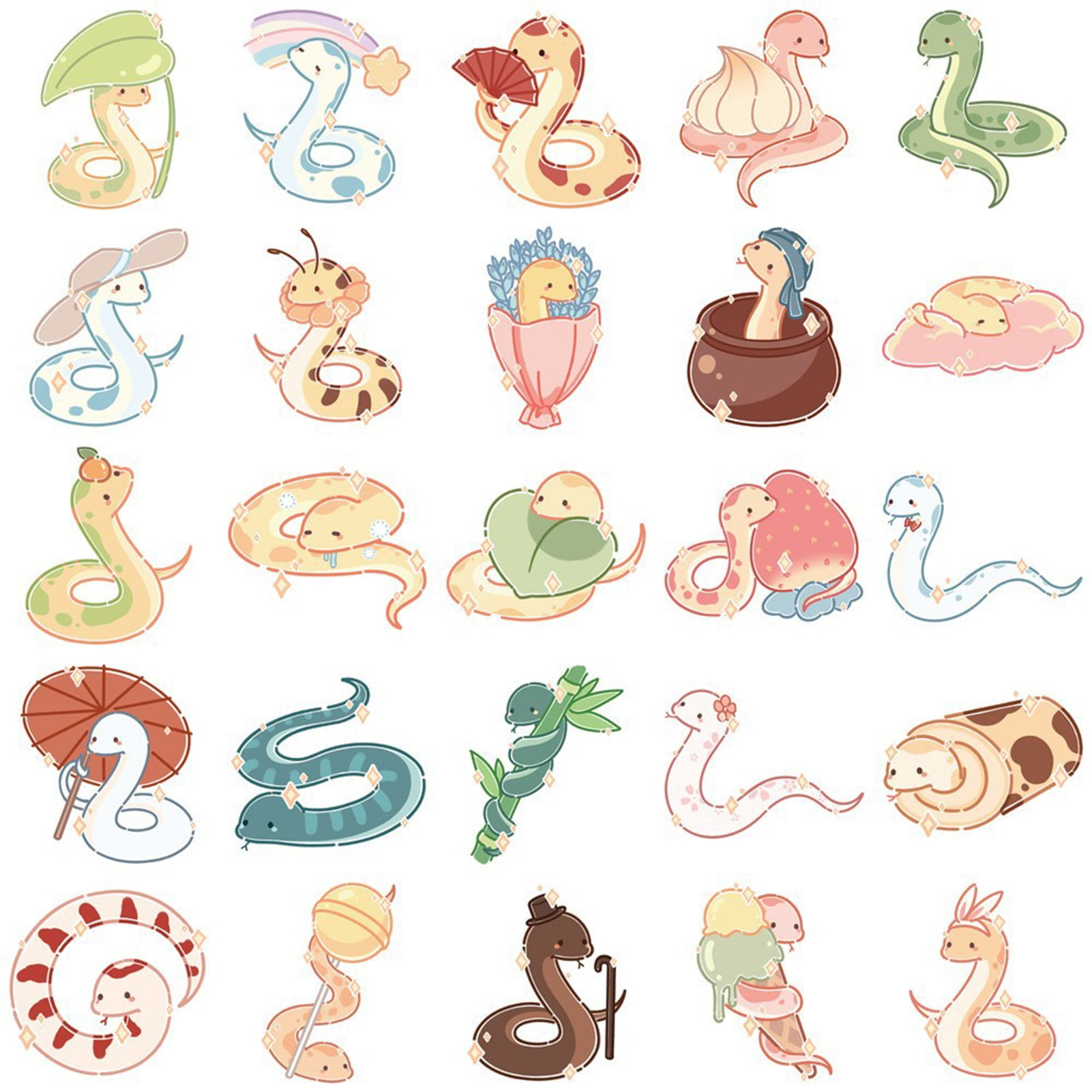 Cute Snake Drawing