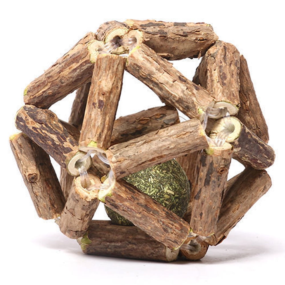 Catnip Toys, Cat Toys Natural Silvervine Stick Cage Ball for Indoor ... Catnip Toys, Cat Toys Natural Silvervine Stick Cage Ball for Indoor ...