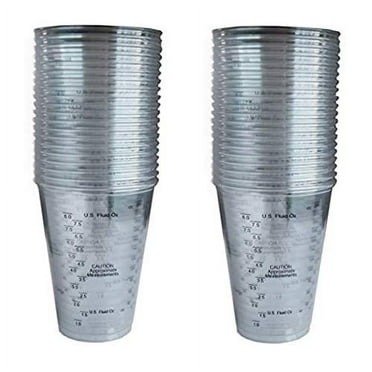 Canopus Paint Mixing Cups, Clear Plastic Cups for Paint, Epoxy, Resin ...