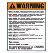 Poolmaster Above Ground "Pool Regulations" Sign for Residential or ...