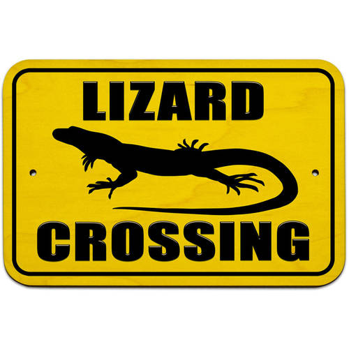 Lizard Crossing Sign - Walmart.com