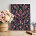 Abstract Leaf Canvas Wall Art for Living Room, Retro Abstract Colorful ...