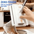 Press Grip Mini Mop for Tight Spaces – 39in Compact Handle, One-Click ...