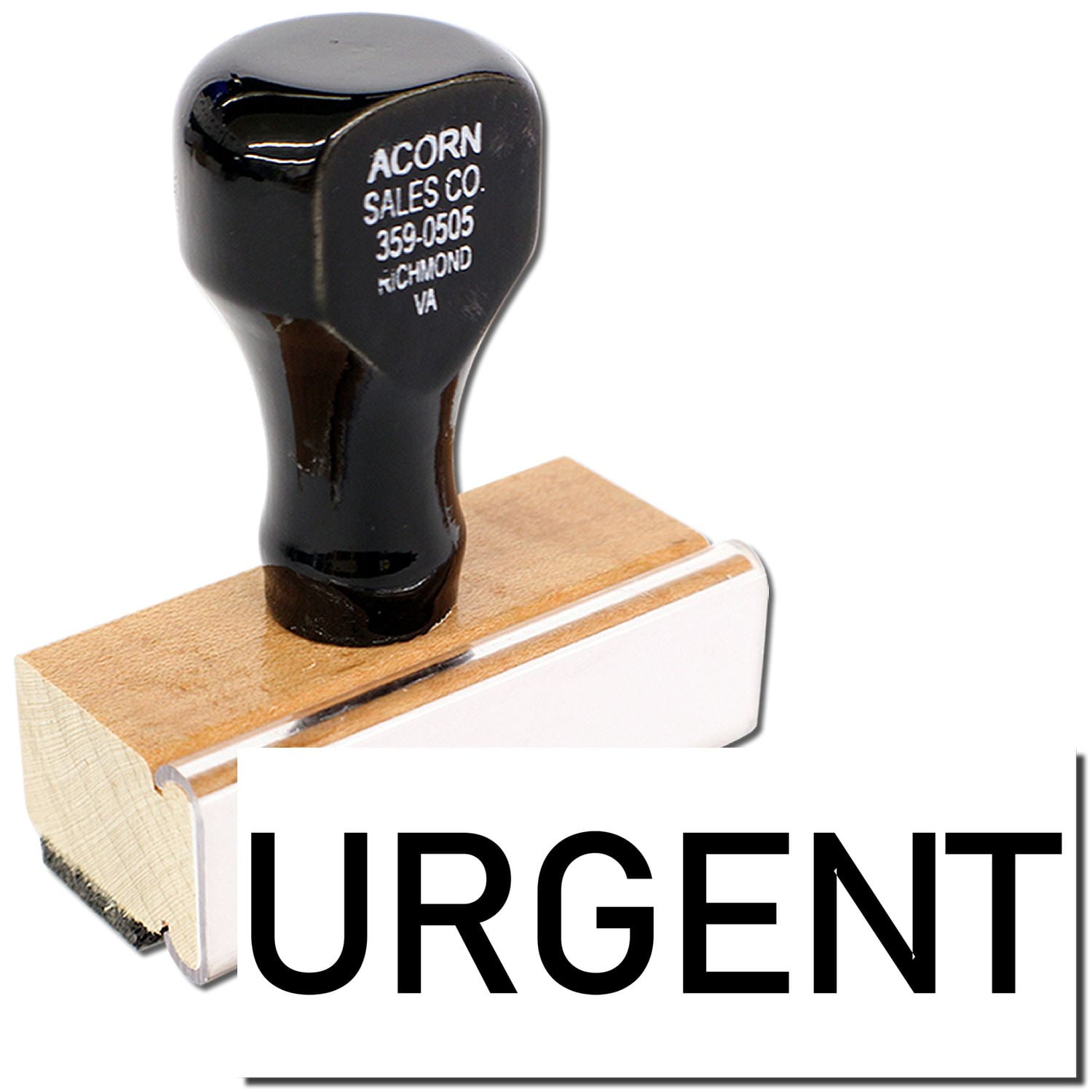 Large Narrow Font Urgent Rubber Stamp, Wooden Handle Rubber Stamp ...