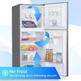 Conserv 10cf Top Freezer Refrigerator 24in Frost Free E-Star Quiet 43dB ...