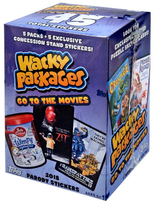 Wacky Packages Go to the Movies Go to the Movies Trading Card Blaster ...