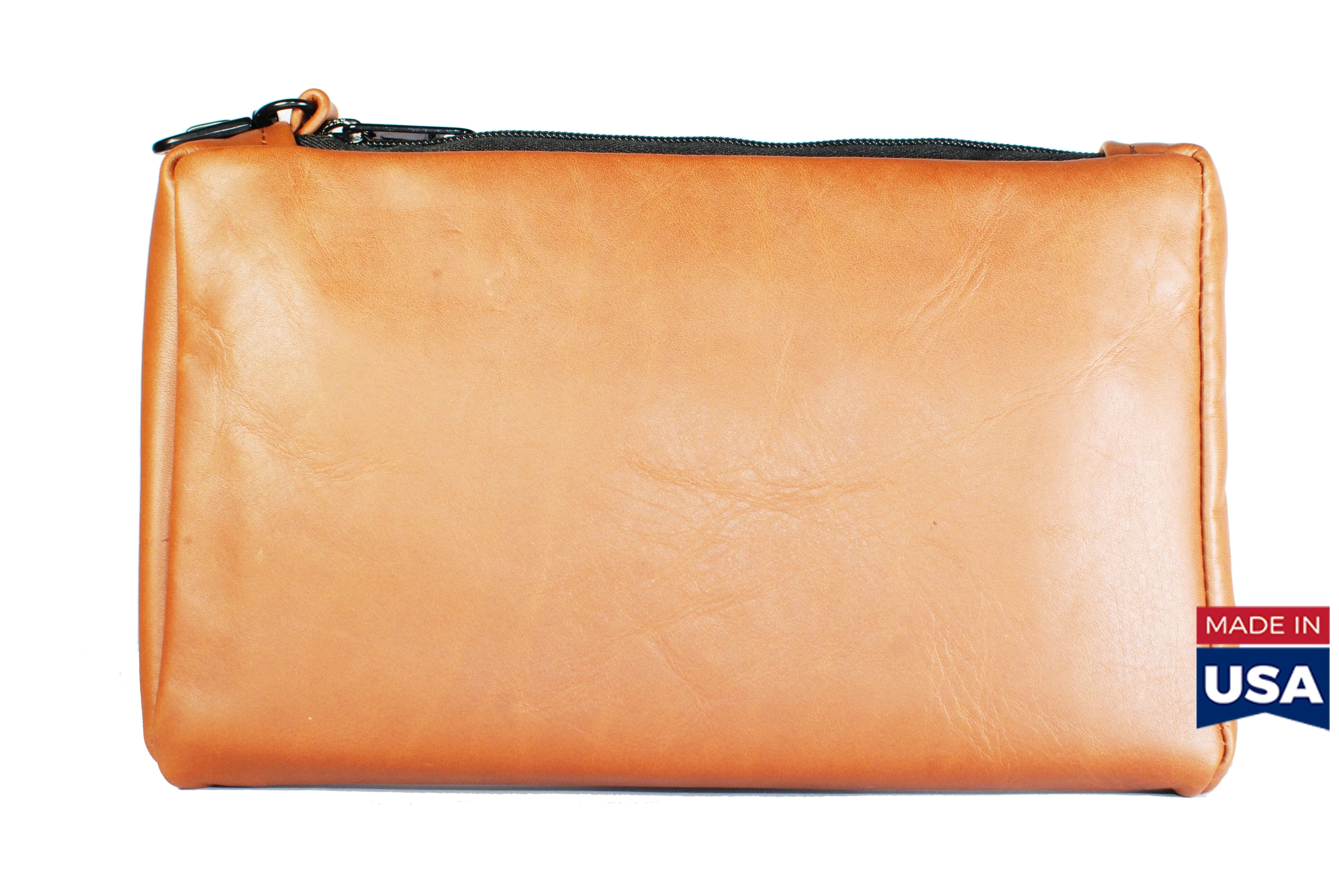 TPK Valuables Pouch - Brown Full Grain Leather - Walmart.com