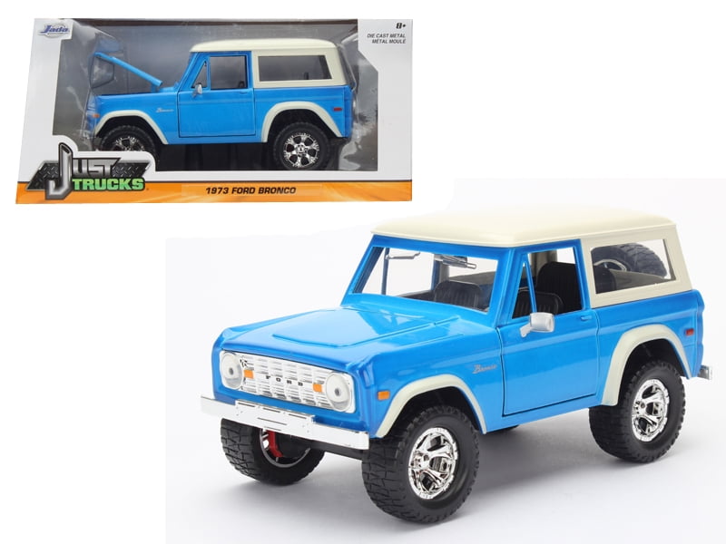 1973 Ford Bronco Blue 1/24 Diecast Model Car by Jada - Walmart.com