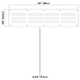 Huajunming Stainless Steel Venting Panel For Grill Vent For Masonry ...