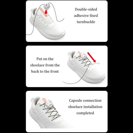 Rotating Automatic Shoelace Revolving Buckle Tight-loose Fastener ...