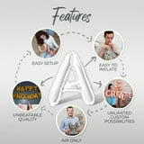 Letter Balloons - HAPPY DERBY DAY 16" Inch Alphabet Letters Foil Mylar ...