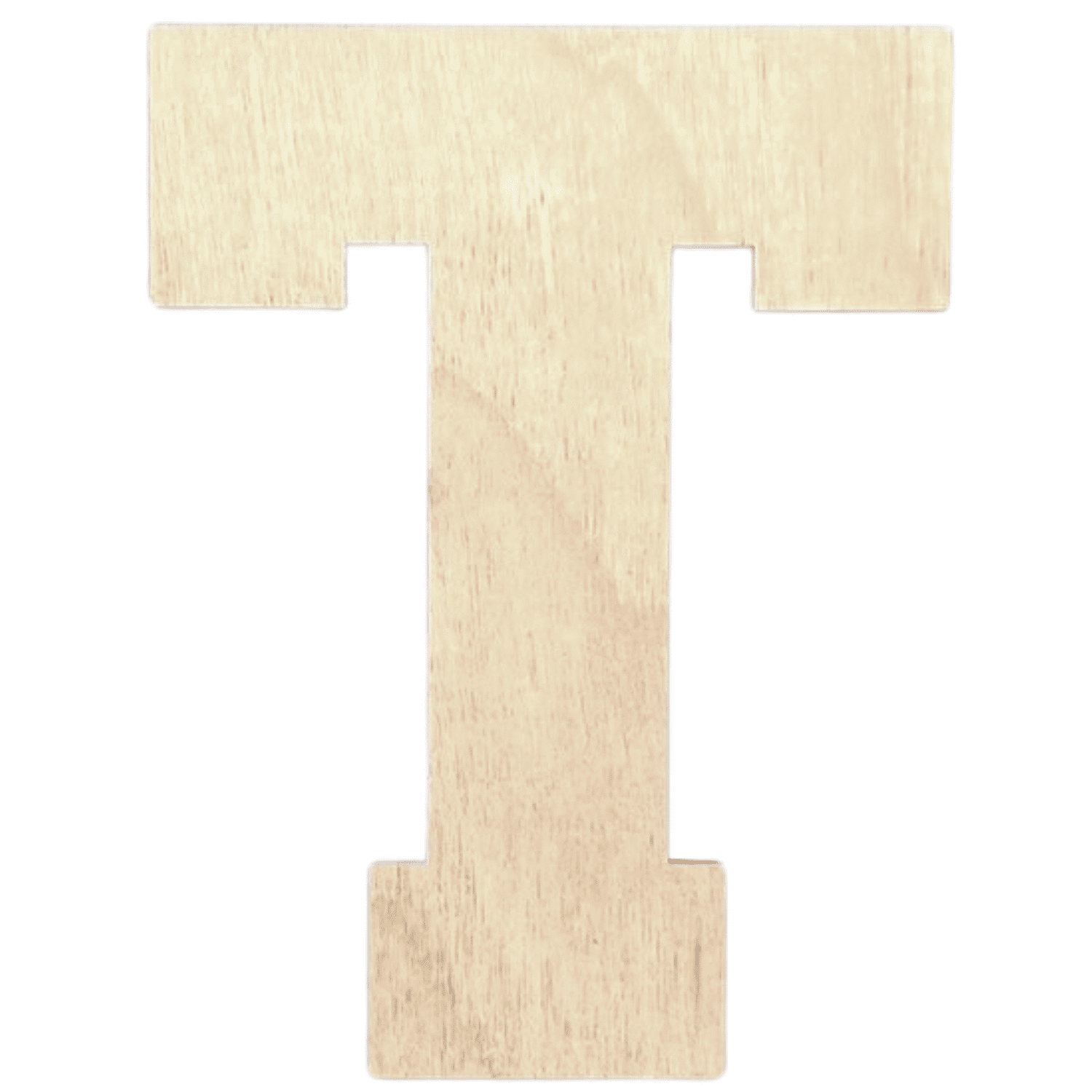 Krafty Supply - 20" Tall Birch Letter T | 1/4" Birch Plywood ...