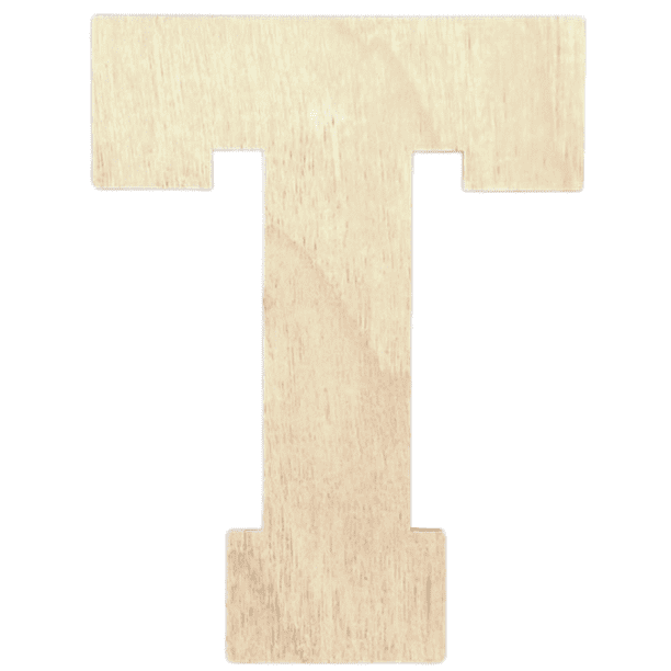 Krafty Supply - 20" Tall Birch Letter T | 1/4" Birch Plywood ...