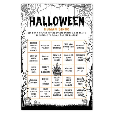 Bewitched Halloween Party Games Word Scramble (25 Pack) Unscramble ...
